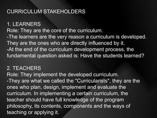 STAKEHOLDERS IN CURRICULUM IMPLEMENTATION_ANGELINE_MAE_BONGALOS.pptx