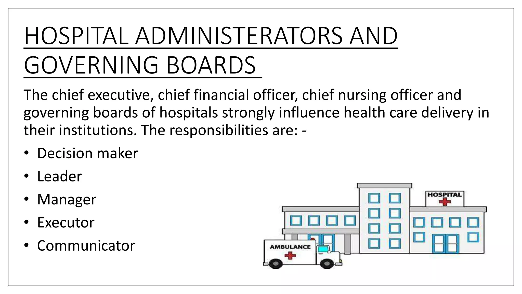 Major Stakeholders in Healthcare system | PPTX