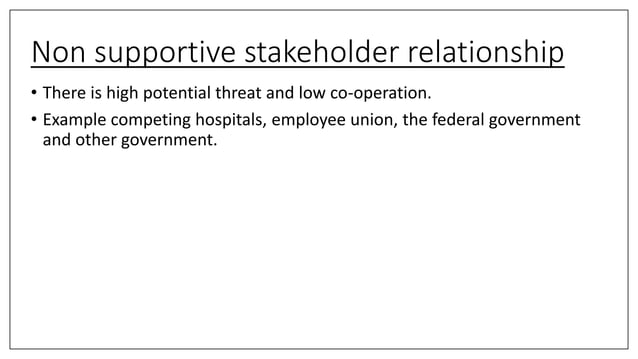 Major Stakeholders in Healthcare system | PPTX