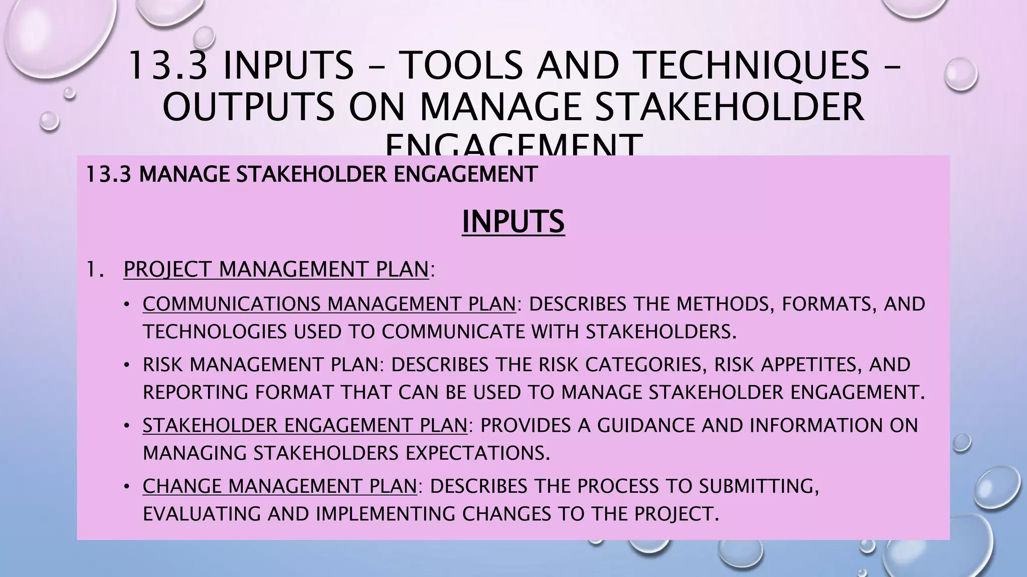 Stakeholders management | PPT