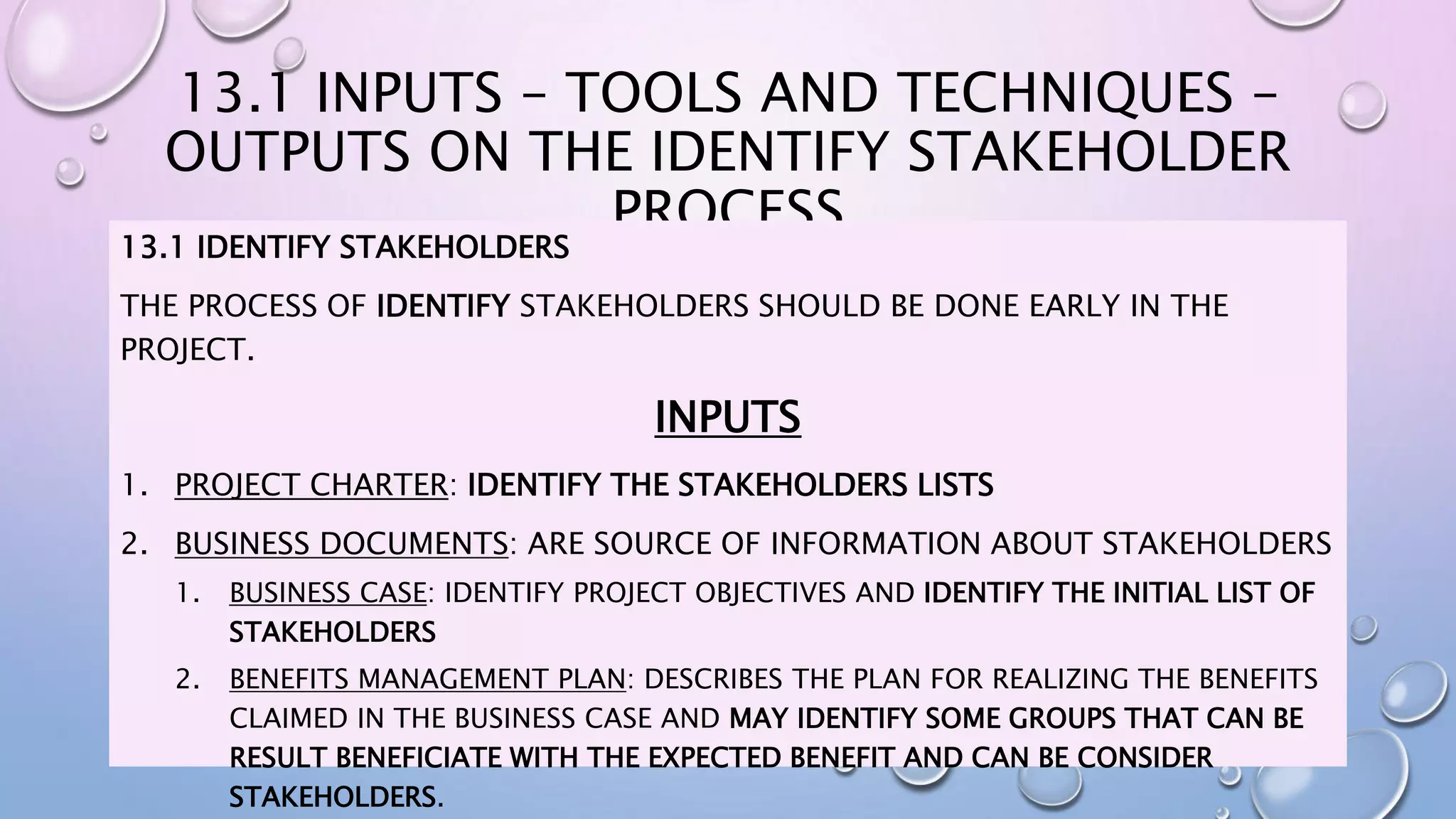 Stakeholders management | PPT