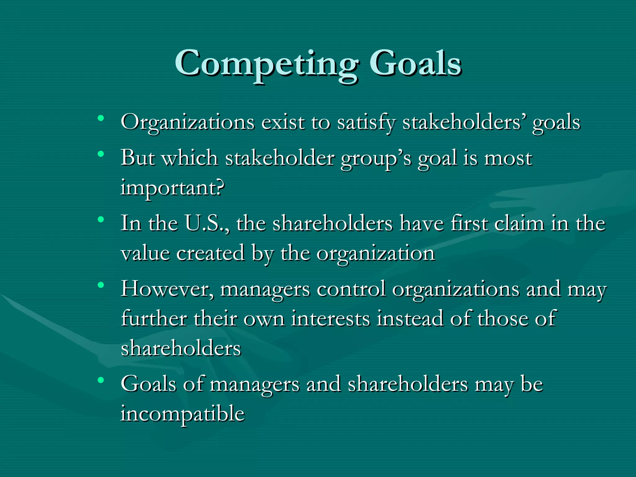 Stakeholder Theory, Ethics 209 | PPT