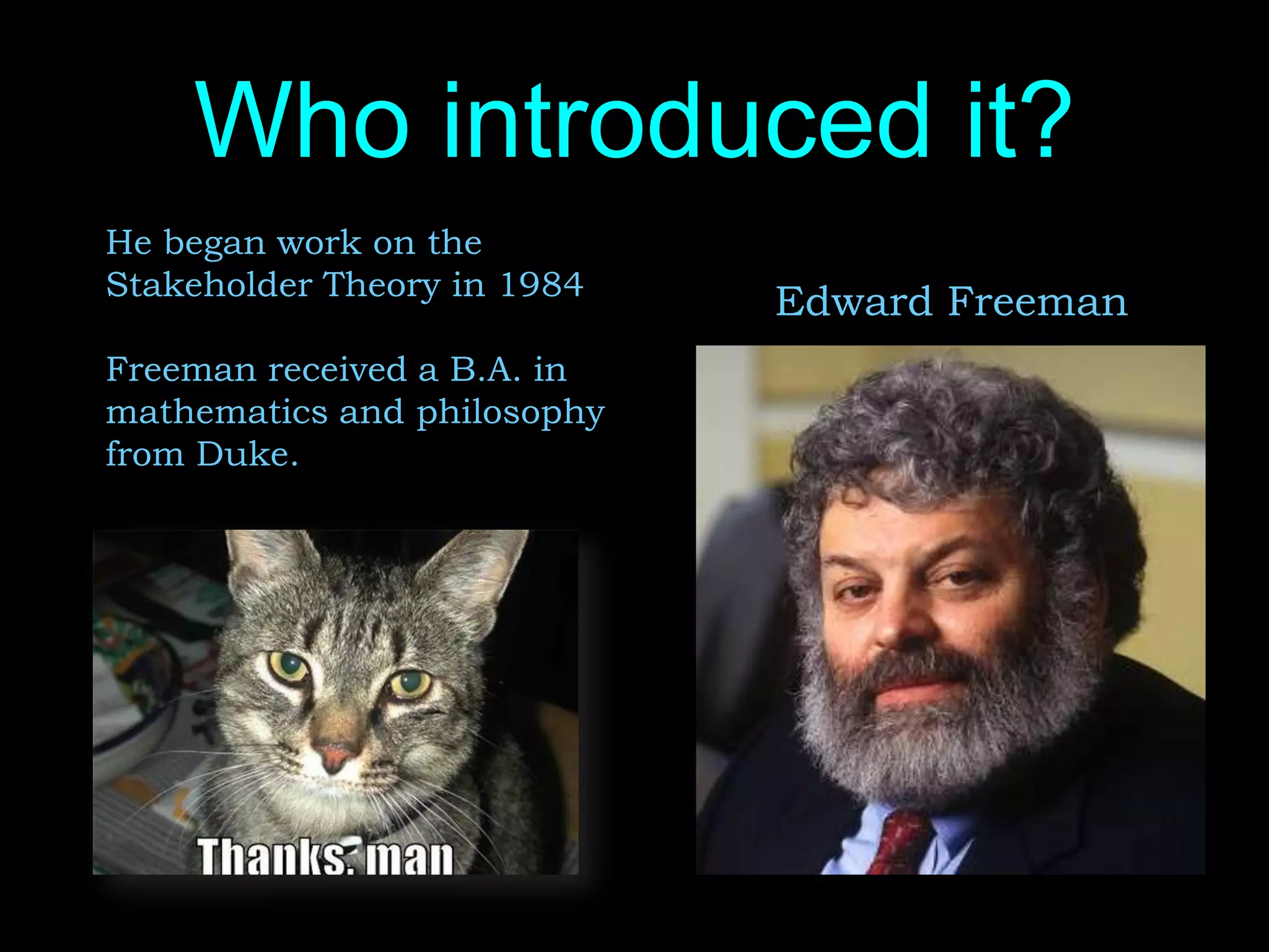 Stakeholder theory presentation | PPTX