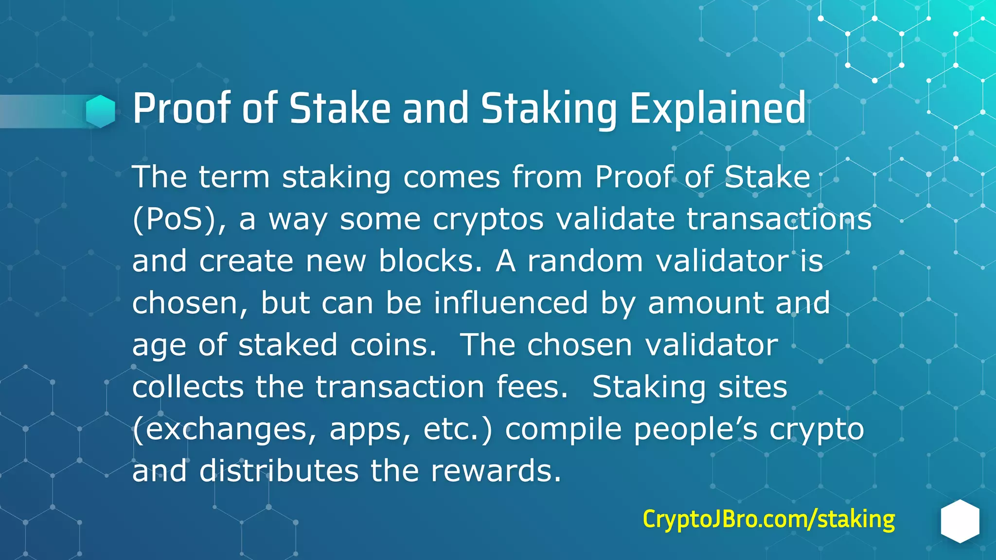 Staking Cryptocurrency Explained (with Platform List) | PPTX