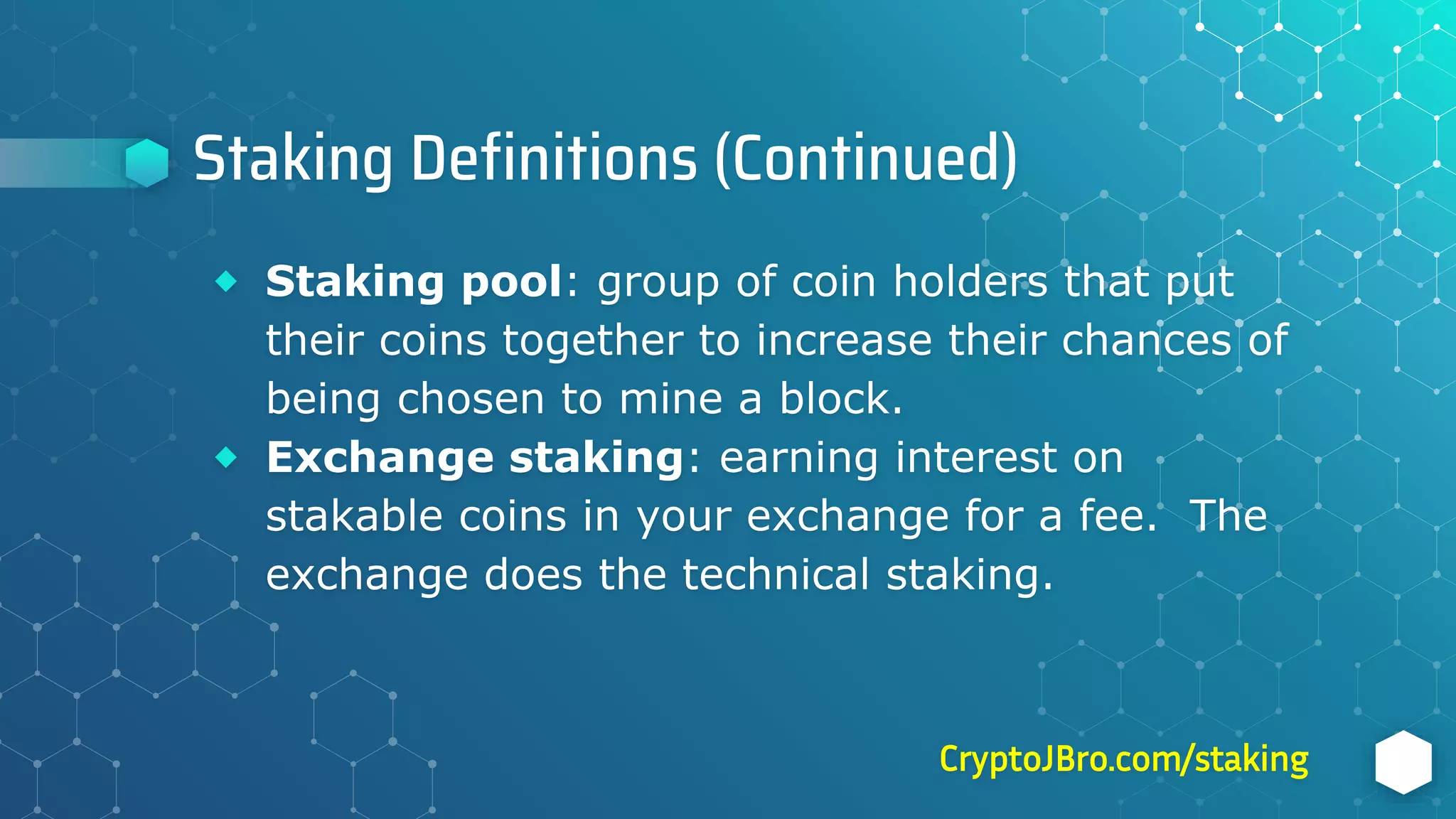 Staking Cryptocurrency Explained (with Platform List) | PPTX