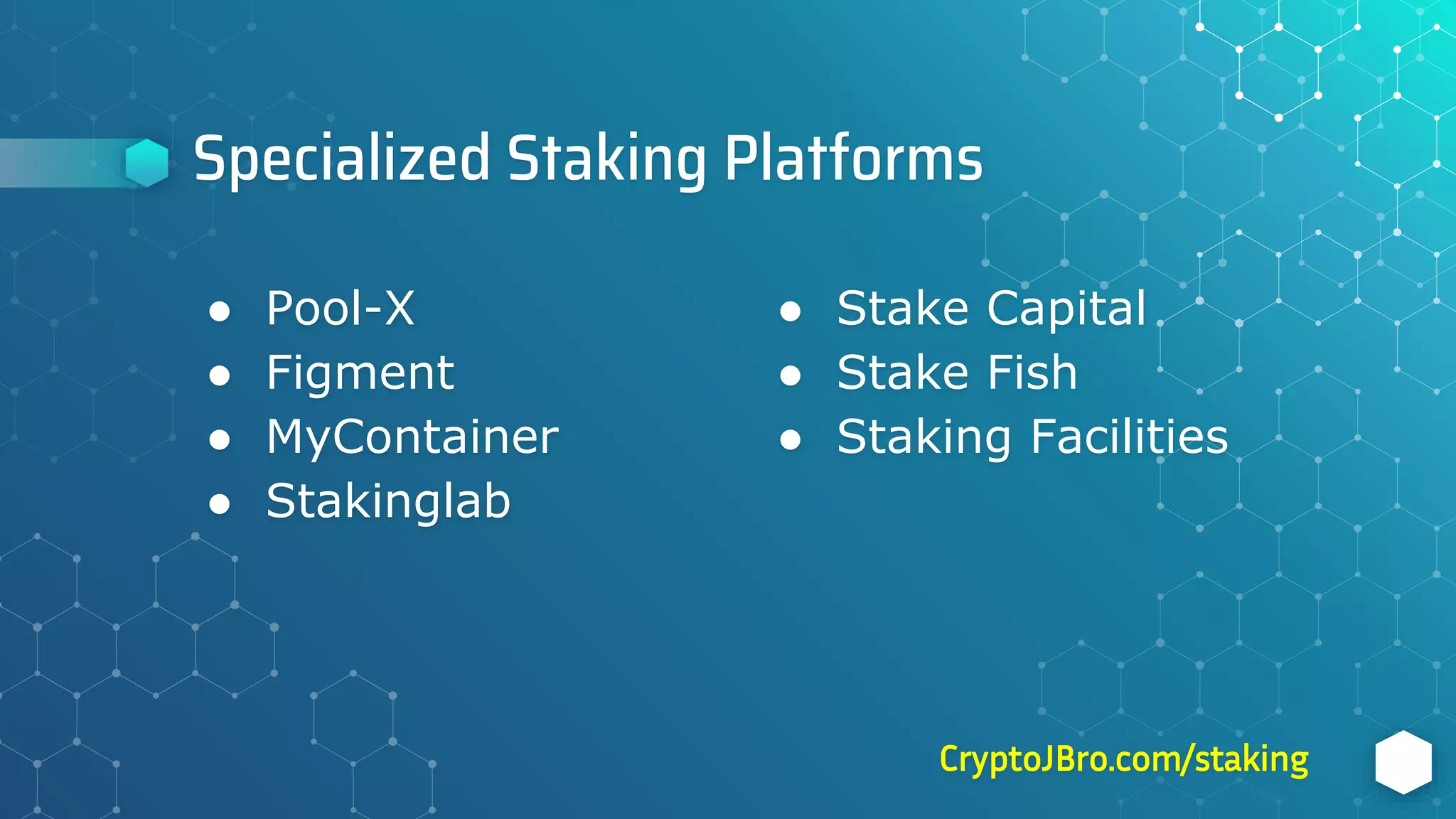 Staking Cryptocurrency Explained (with Platform List) | PPTX