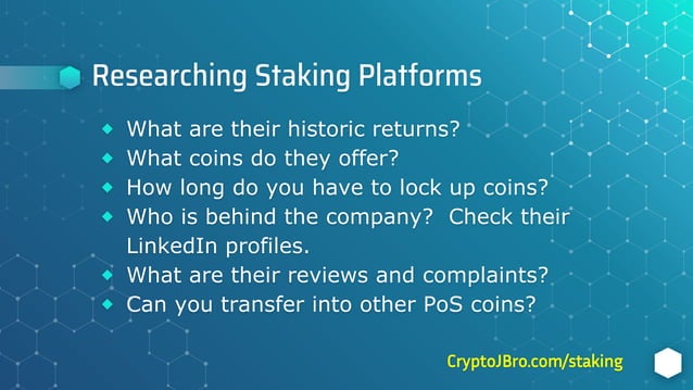 Staking Cryptocurrency Explained (with Platform List) | PPT