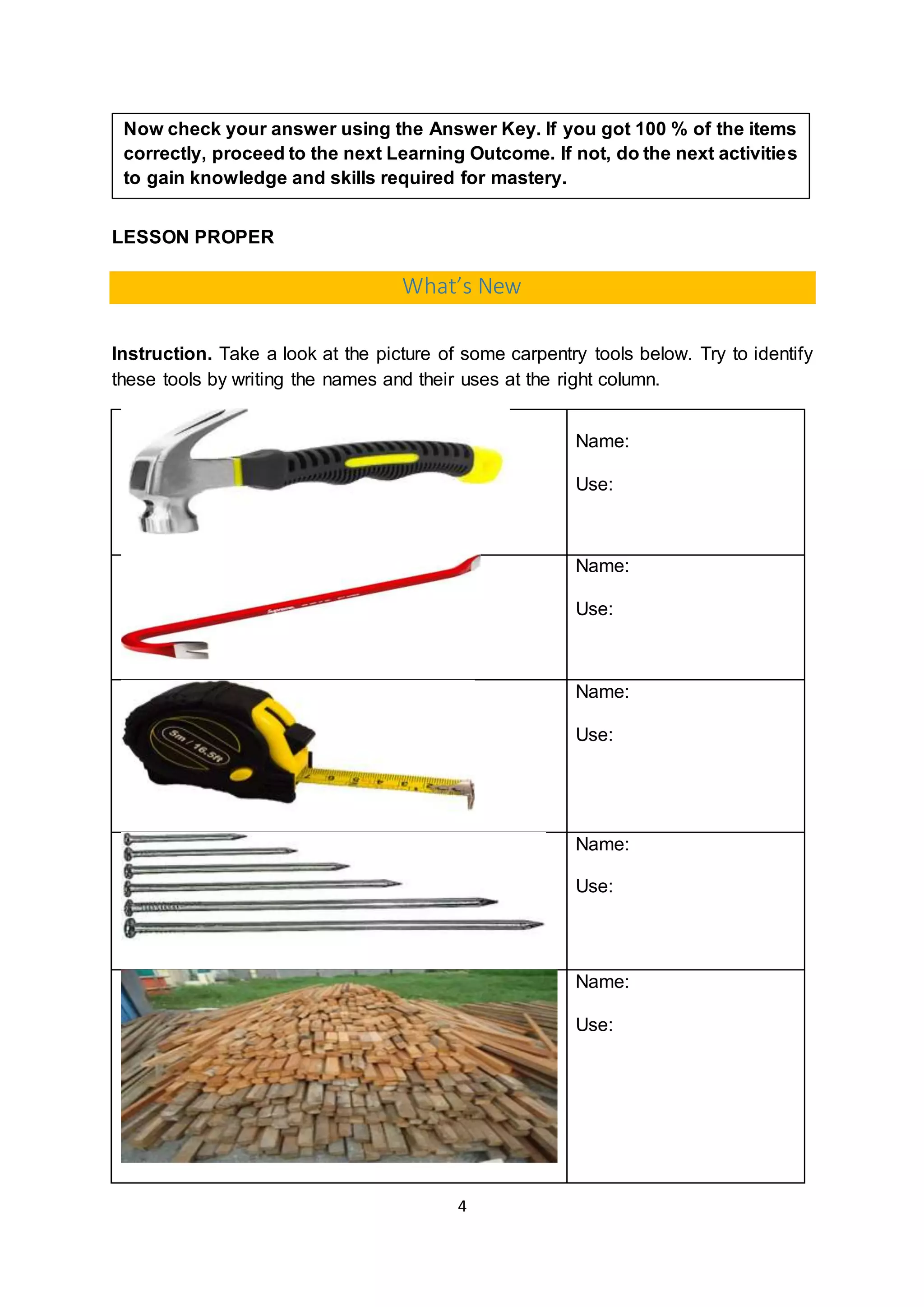 Staking out building lines | DOCX