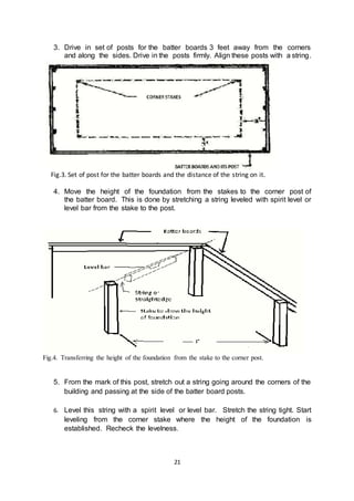 Staking out building lines | DOCX