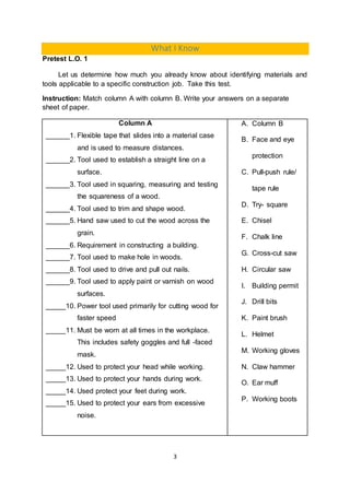 Staking out building lines | DOCX