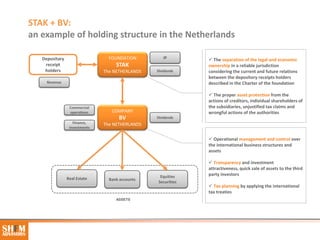 Dutch Trust Foundation STAK, Stichting Administratiekantoor | PPT