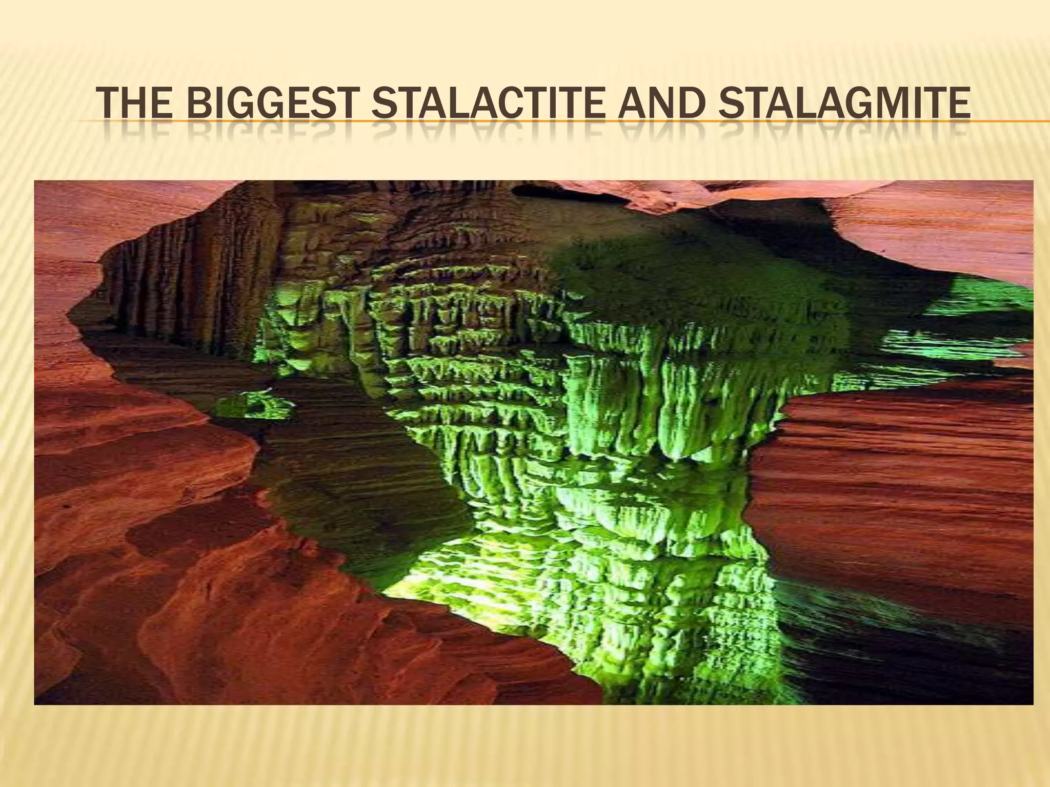 Stalactite and stalagmite | PPTX