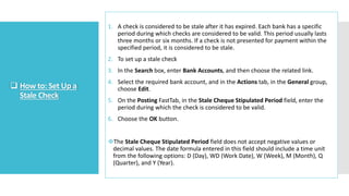 Stale check | PPTX