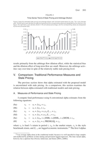 Stale prices and performance qian | PDF | Mutual Funds | Personal Investing