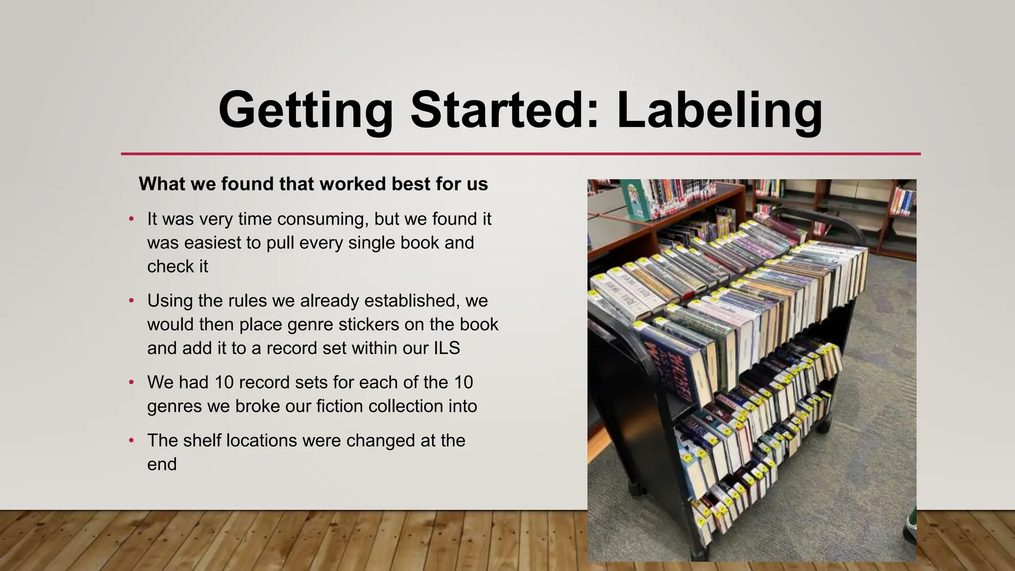Big Talk From Small Libraries 2024: Genrefying your Public Library | PPT