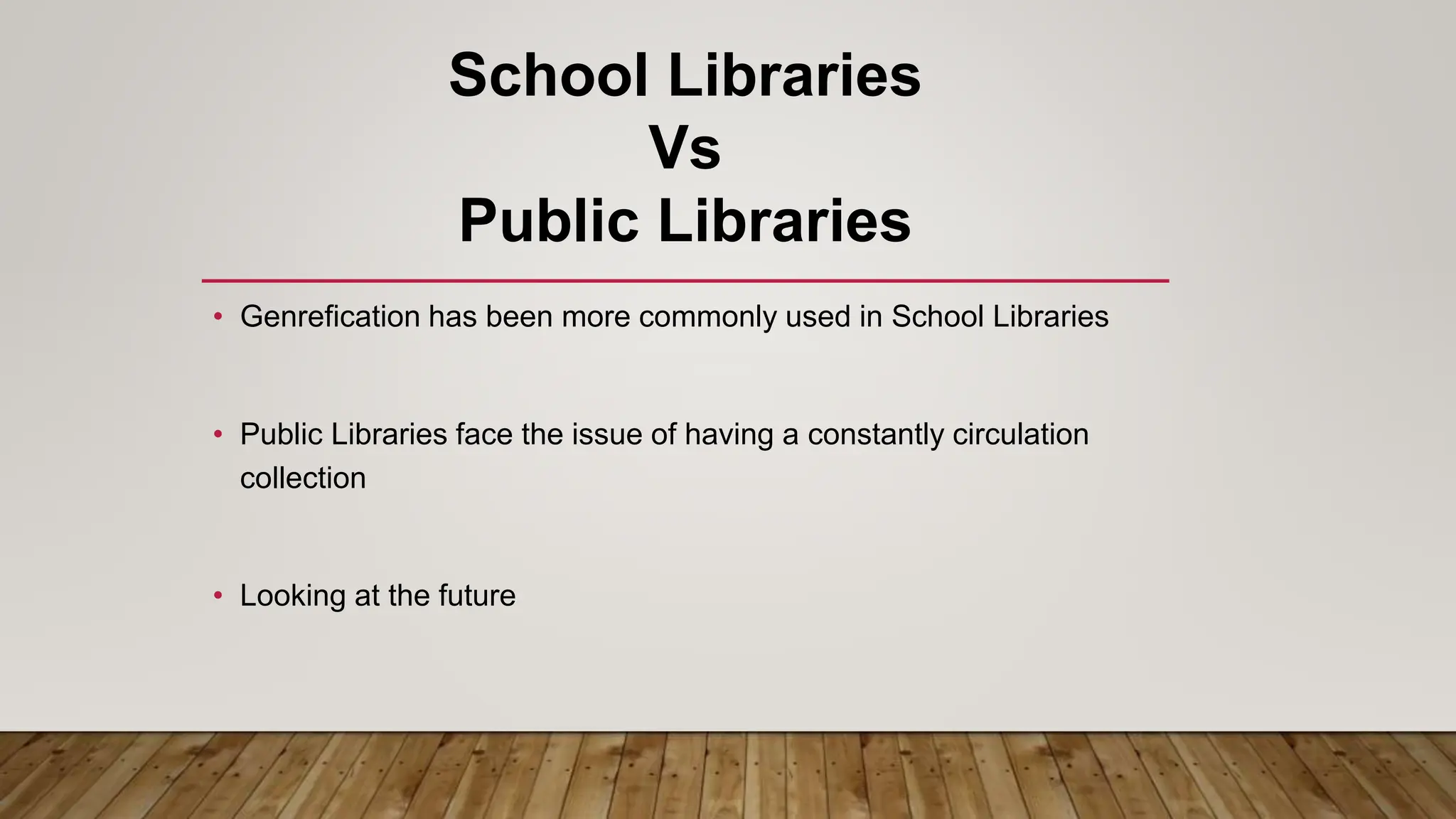Big Talk From Small Libraries 2024: Genrefying your Public Library | PPT