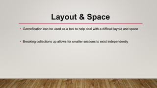 Big Talk From Small Libraries 2024: Genrefying your Public Library | PPT