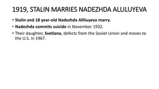HISTORY YEAR 9 - STALIN | PPTX