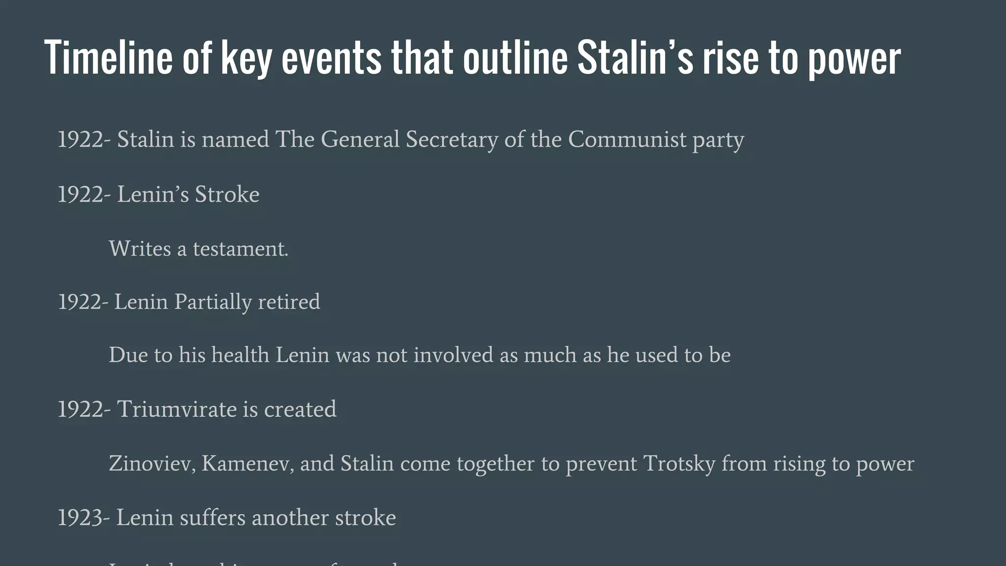 Stalin rise to power | PPTX | Political Issues & policy | Politics