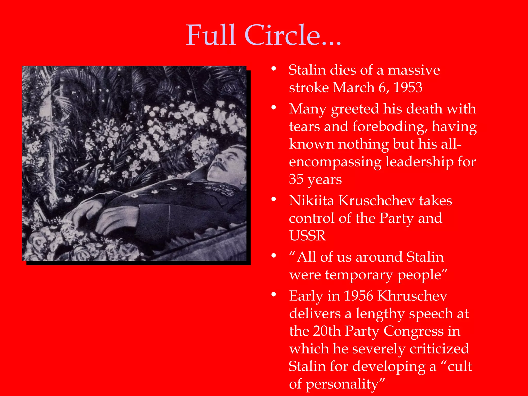 Stalin Presentation | PPT