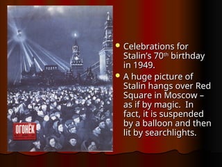 The Rise and Rule of Stalin asa leader of the Soviet Union | PPT