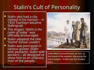 The Rise and Rule of Stalin asa leader of the Soviet Union | PPT