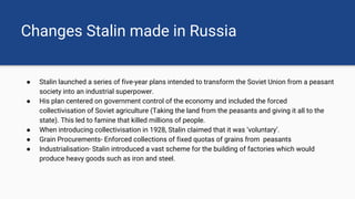 Stalin and russia | PPT