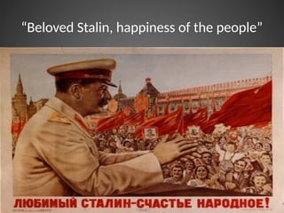 Stalin Cult of Personality OverviewPictures | PPTX
