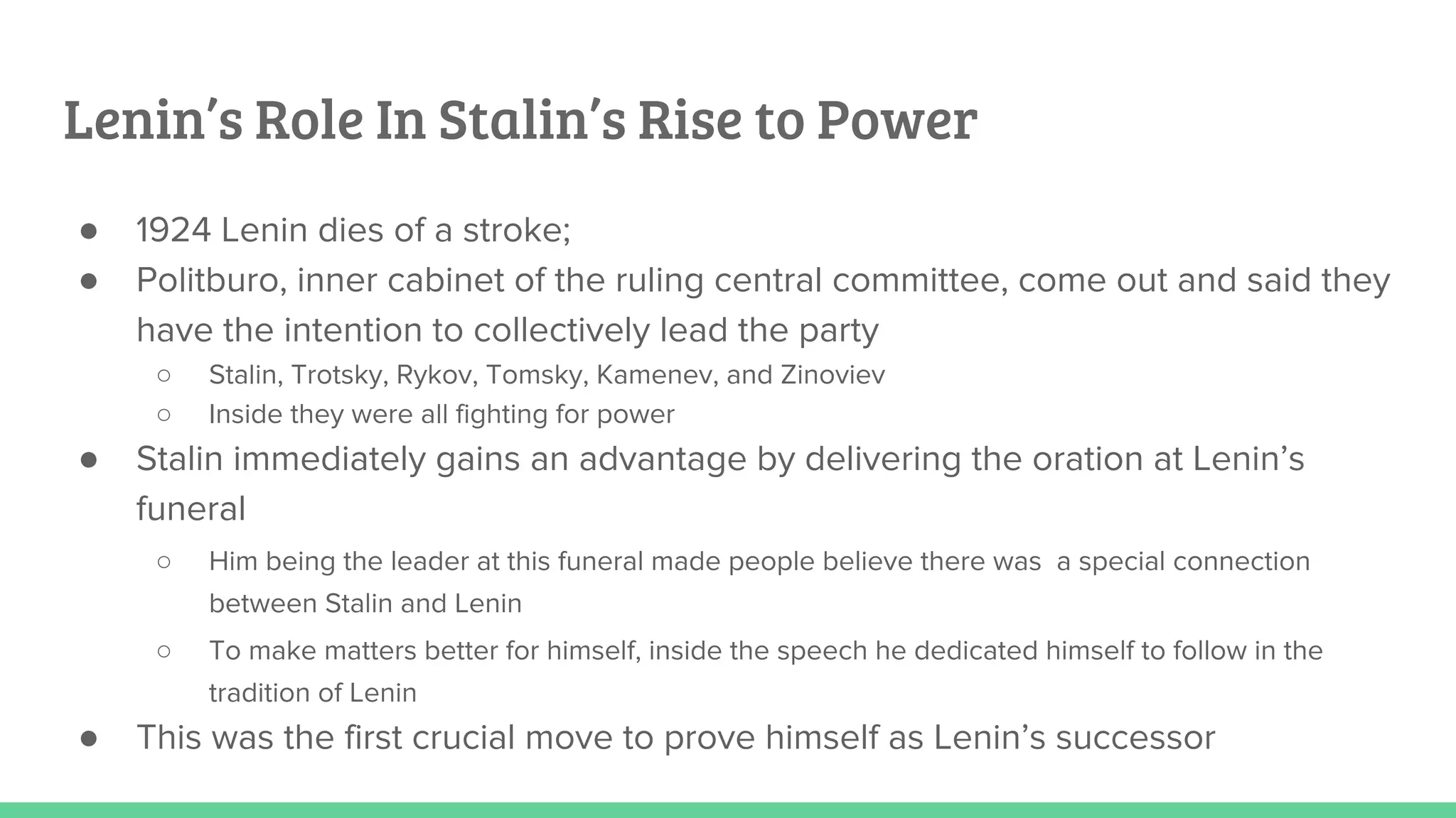 Stalin's Rise to Power | PDF