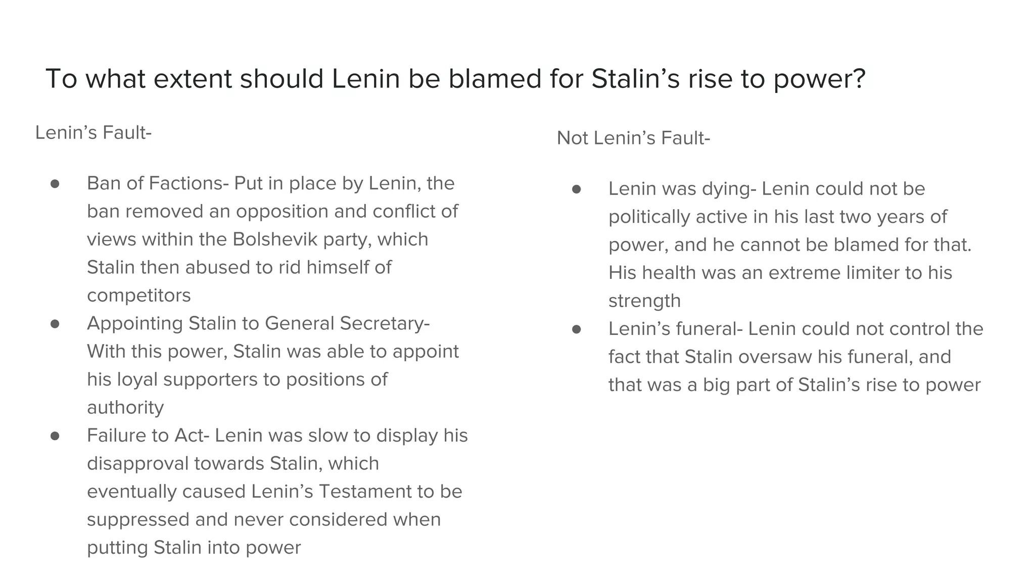 Stalin's Rise to Power | PDF