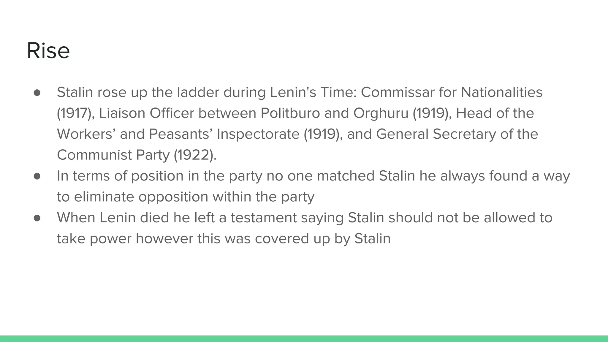 Stalin's Rise to Power | PDF