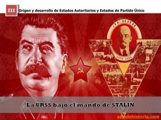 La URSS bajo el mando de Stalin | PPT