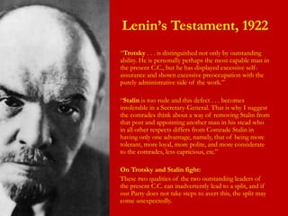 The Stalin Revolution | PPTX
