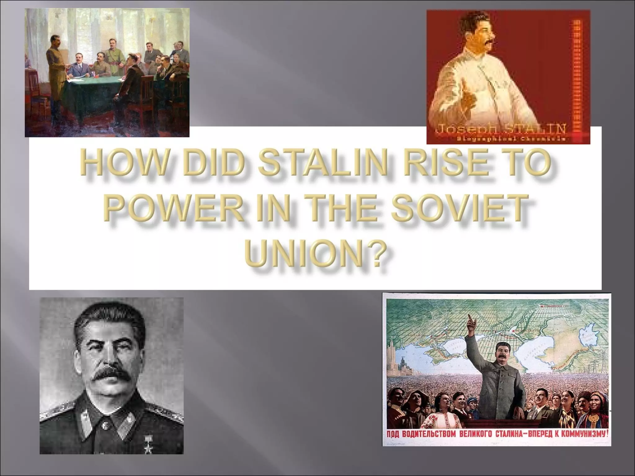 Stalin\ S Rise To Power | PPT | Politics
