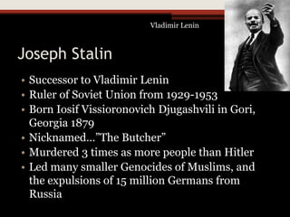 Stalin’s massacres | PPT