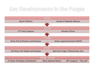 Stalin's purges | PPTX | Politics