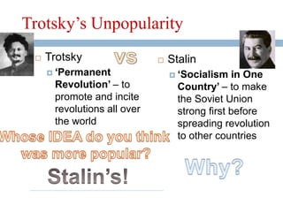 Stalin's Rise to Power | PPTX