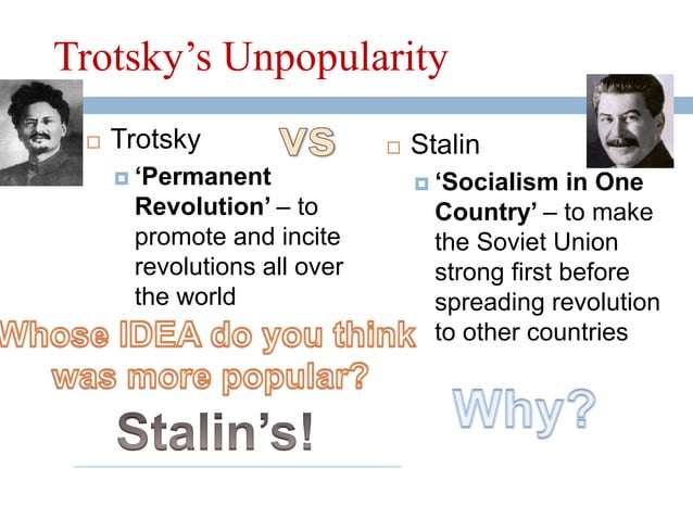 Stalin's Rise to Power | PPTX