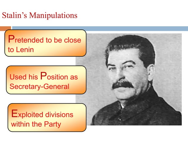Stalin's Rise to Power | PPTX