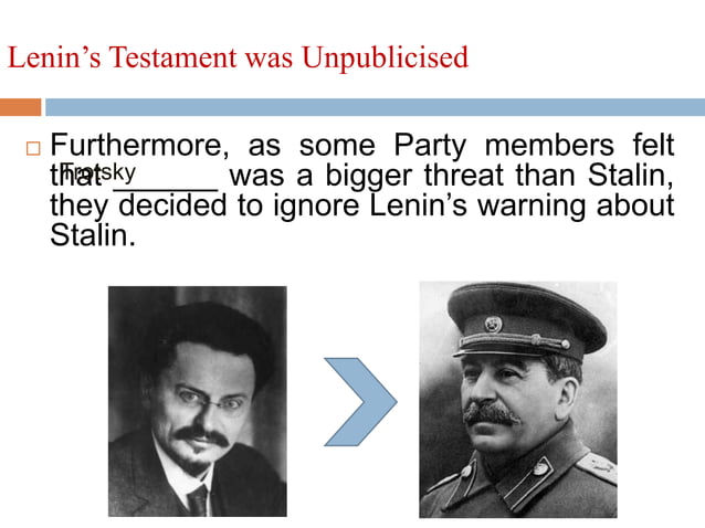 Stalin's Rise to Power | PPTX