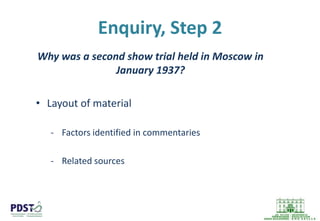 Stalin's show trials pdst | PPTX
