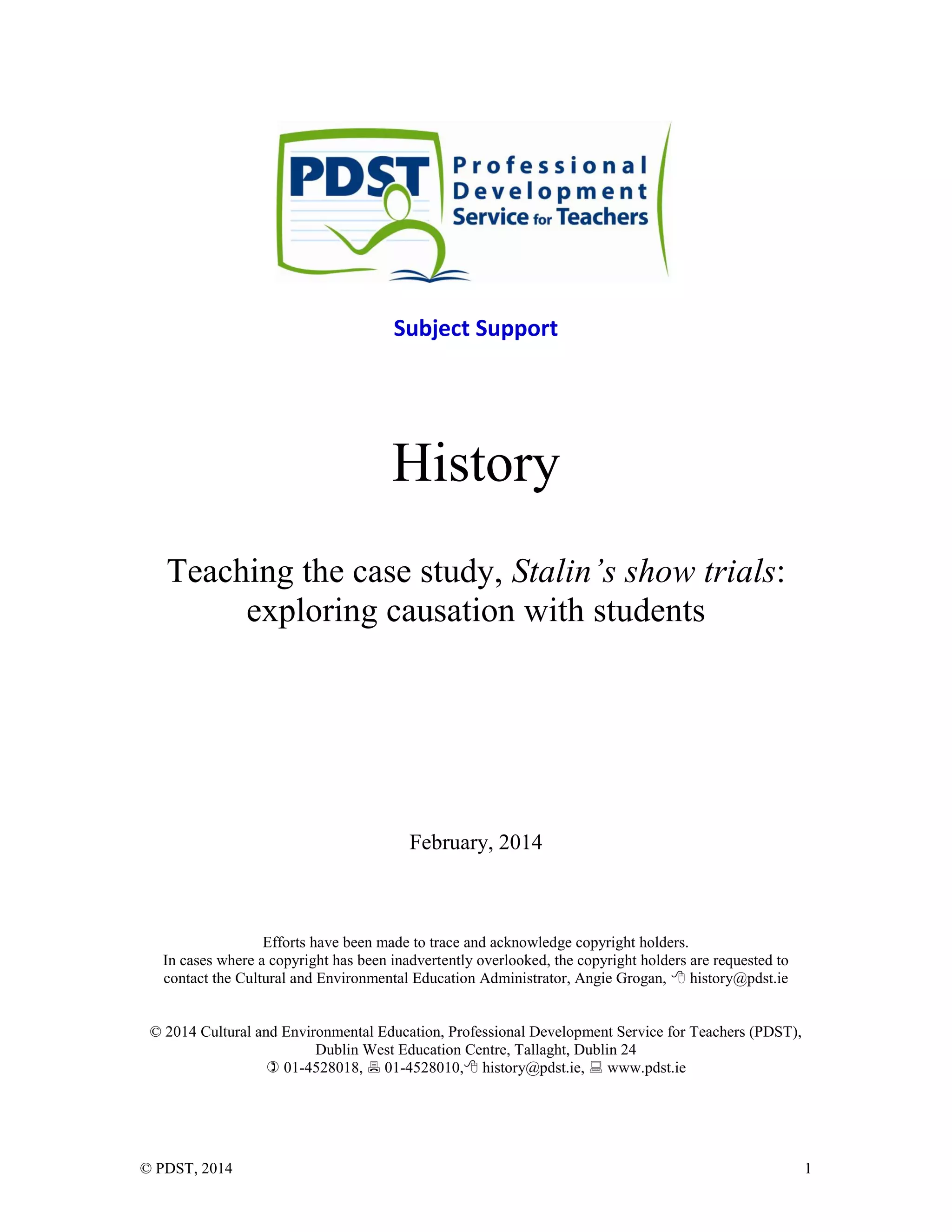 Stalin's show trials pdst 2 | PDF