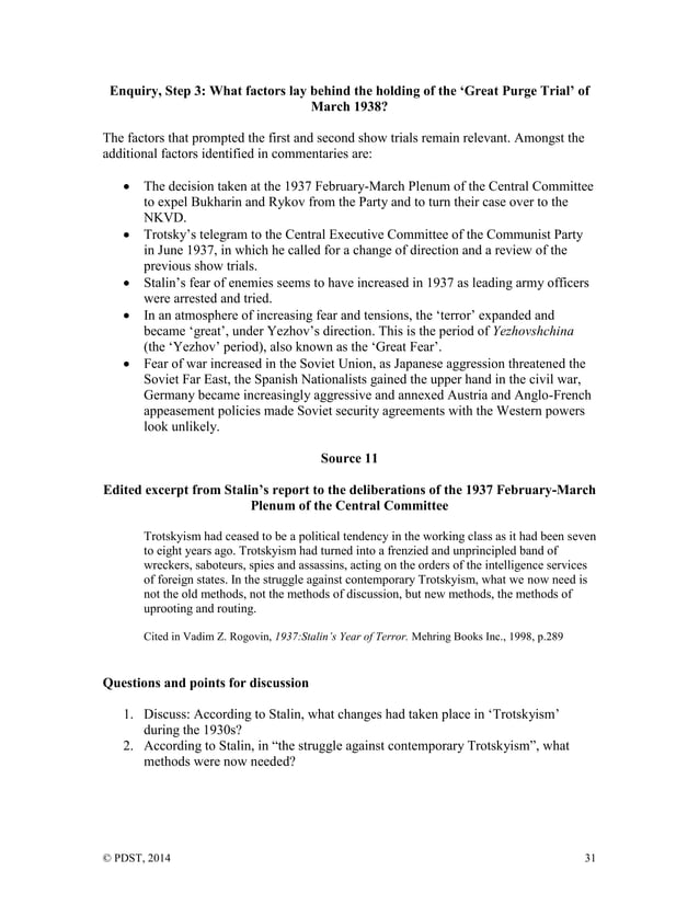 Stalin's show trials pdst 2 | PDF