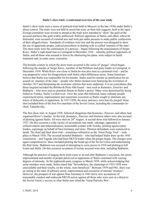 Stalin's show trials pdst 2 | PDF