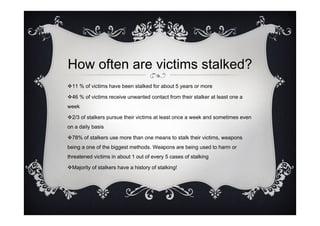 Stalking Awareness | PDF