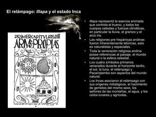 El relámpago en las culturas andinas | PPTX