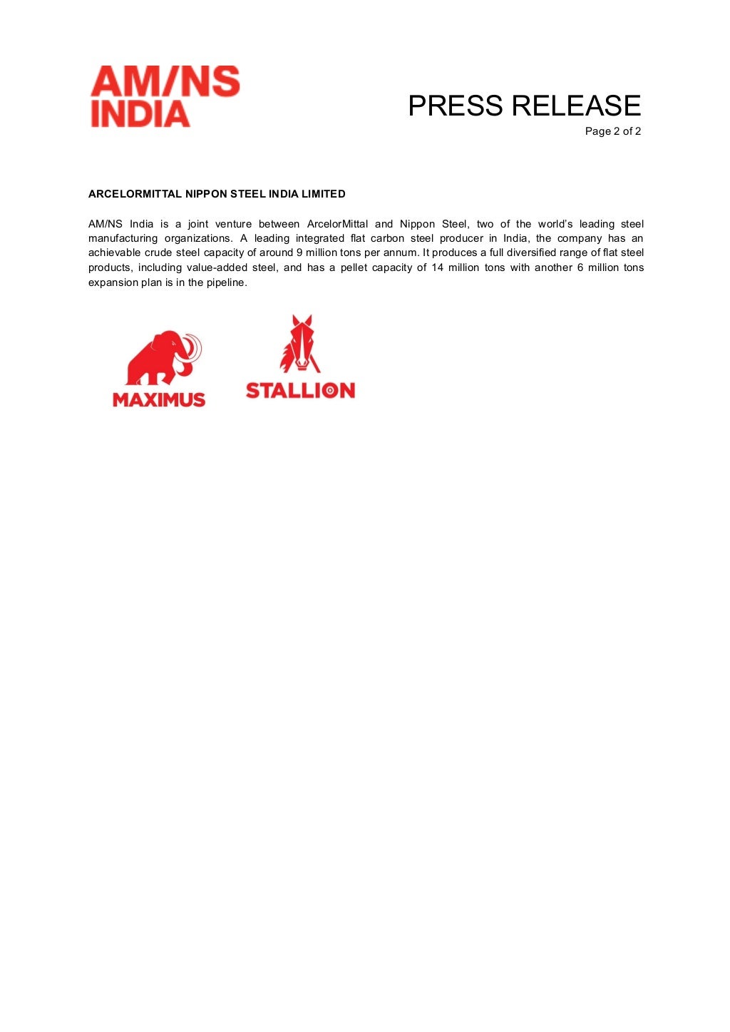 ArcelorMittal Nippon Steel India (AM/NS India) has launched new high ...