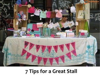 Booth set up and display for handmade goods | PPT
