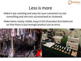 Booth set up and display for handmade goods | PPT