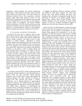 Co-channel and adjacent-channel interference evaluation of an outdoor ...
